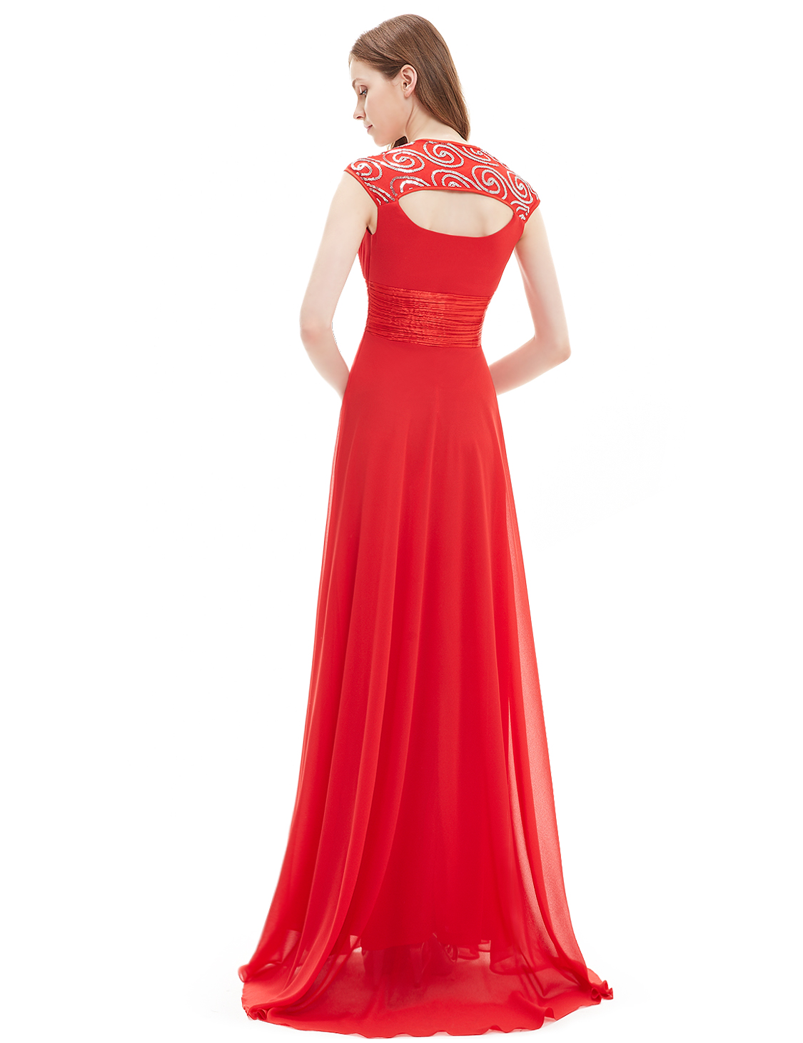 Us Women Sexy Long Chiffon Bridesmaid Evening Party Prom Formal Dresses